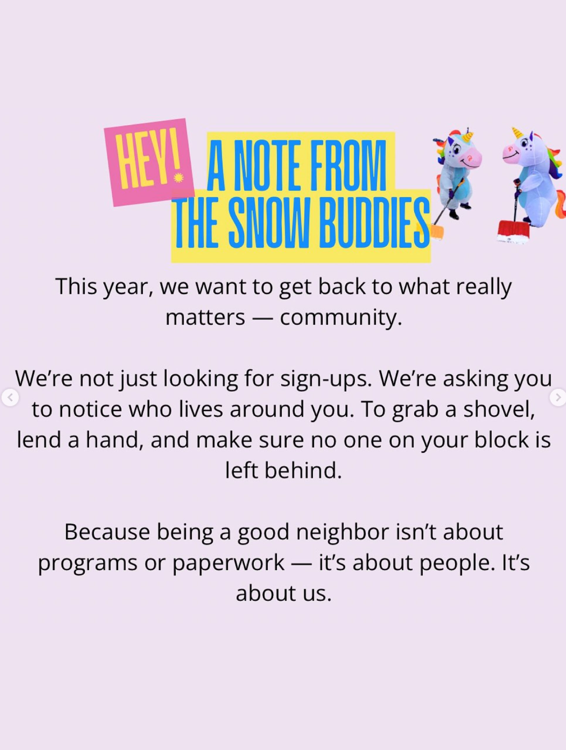 Snowbuddies is now Hey Neighbor! - Butte Rising